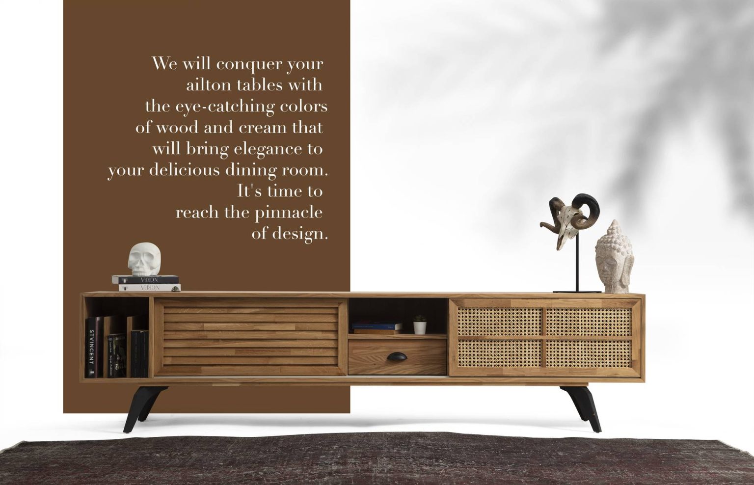 Rustik Tv Ünitesi – Çağlayan Mobilya